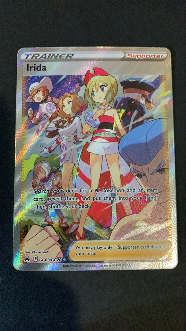 Irida Full Art Trainer - Crown Zenith, Hobbies & Toys, Toys & Games on ...