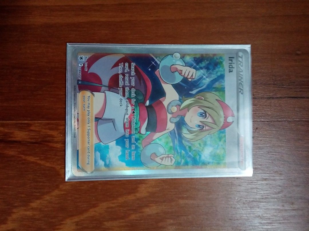 Irida pokémon card, Hobbies & Toys, Toys & Games on Carousell