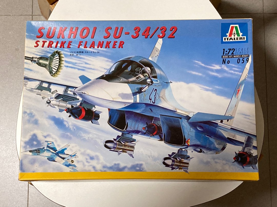 Italeri Sukhoi SU-34 FULLBACK 1:72, Hobbies & Toys, Toys & Games on ...