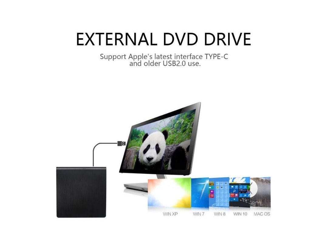 [J334] POP-UP Mobile External USB DVD/CD Drive, Computers & Tech, Parts ...