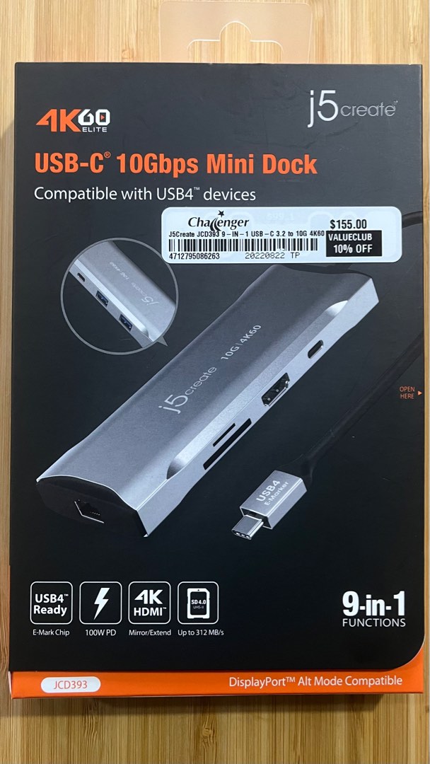 J5 Create USB C mini dock, Computers & Tech, Parts & Accessories ...