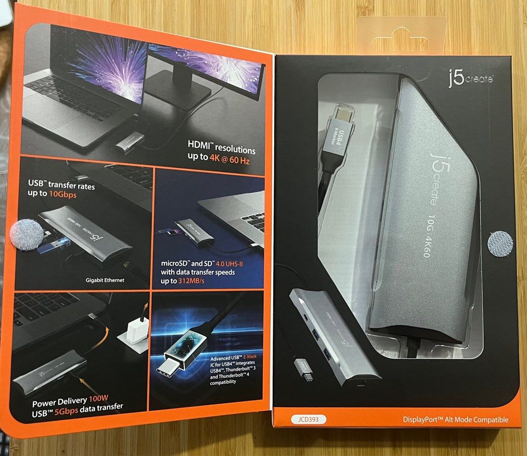 J5 Create USB C mini dock, Computers & Tech, Parts & Accessories ...