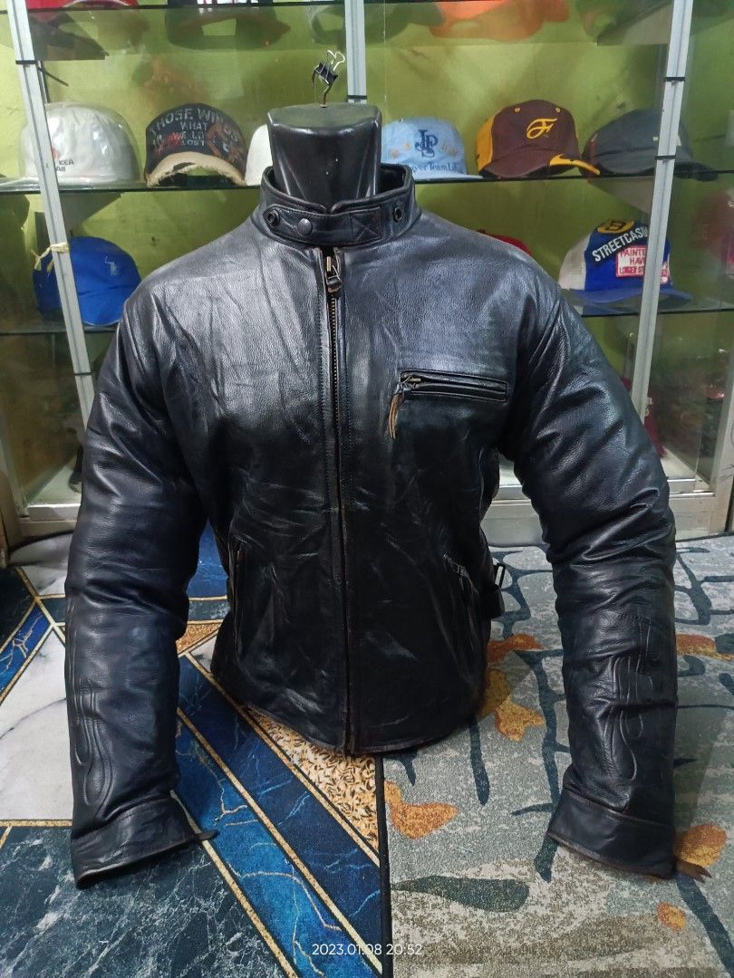 Jacket kulit permotoran, Men's Fashion, Coats, Jackets and Outerwear on ...