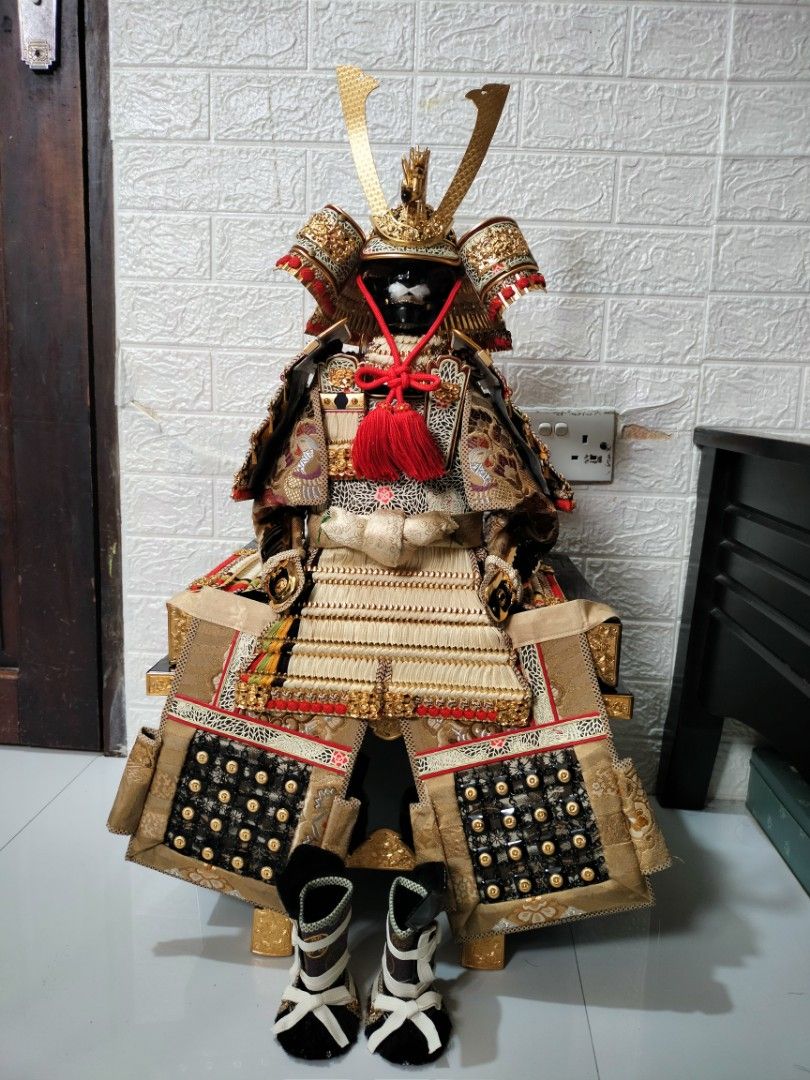 japanese samurai armor display on Carousell