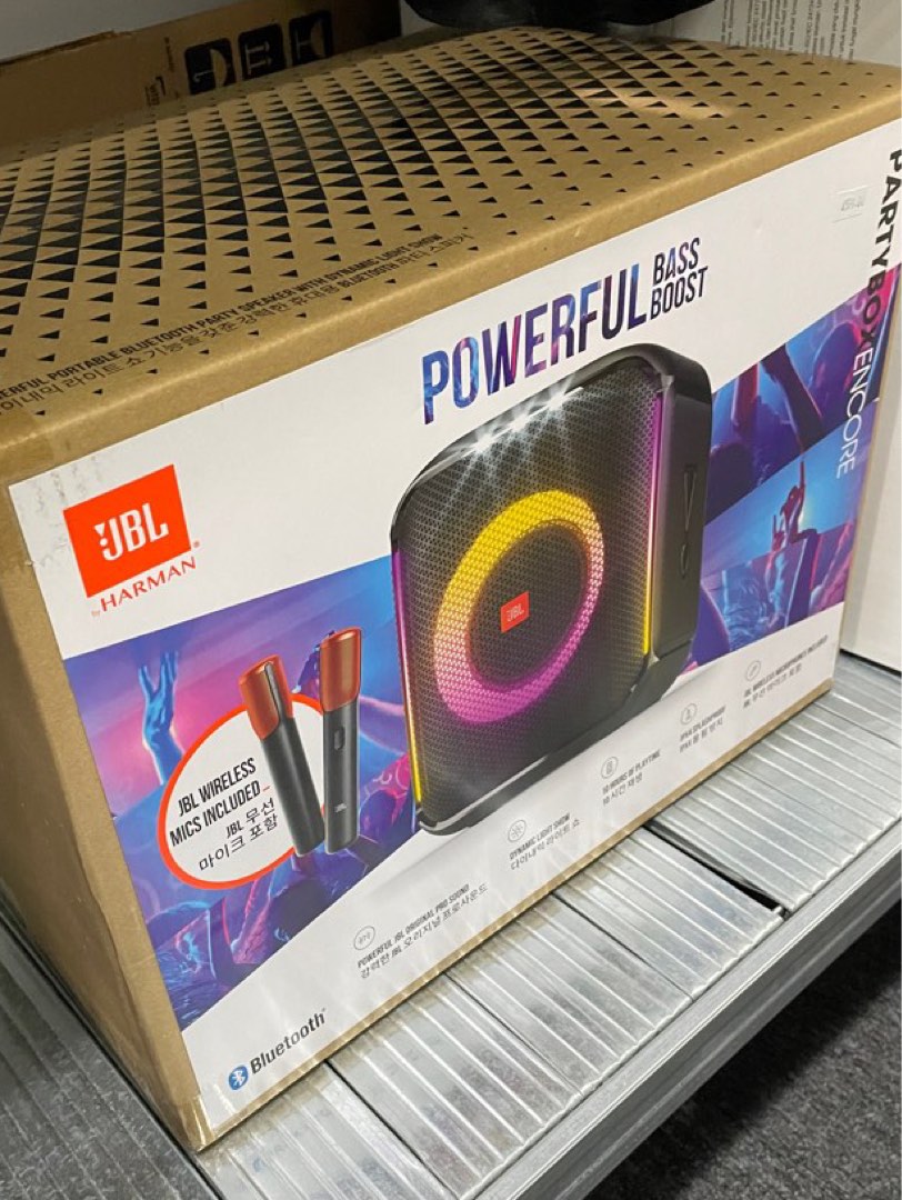 Jbl Party Box Encore W Mics Audio Soundbars Speakers Amplifiers On Carousell