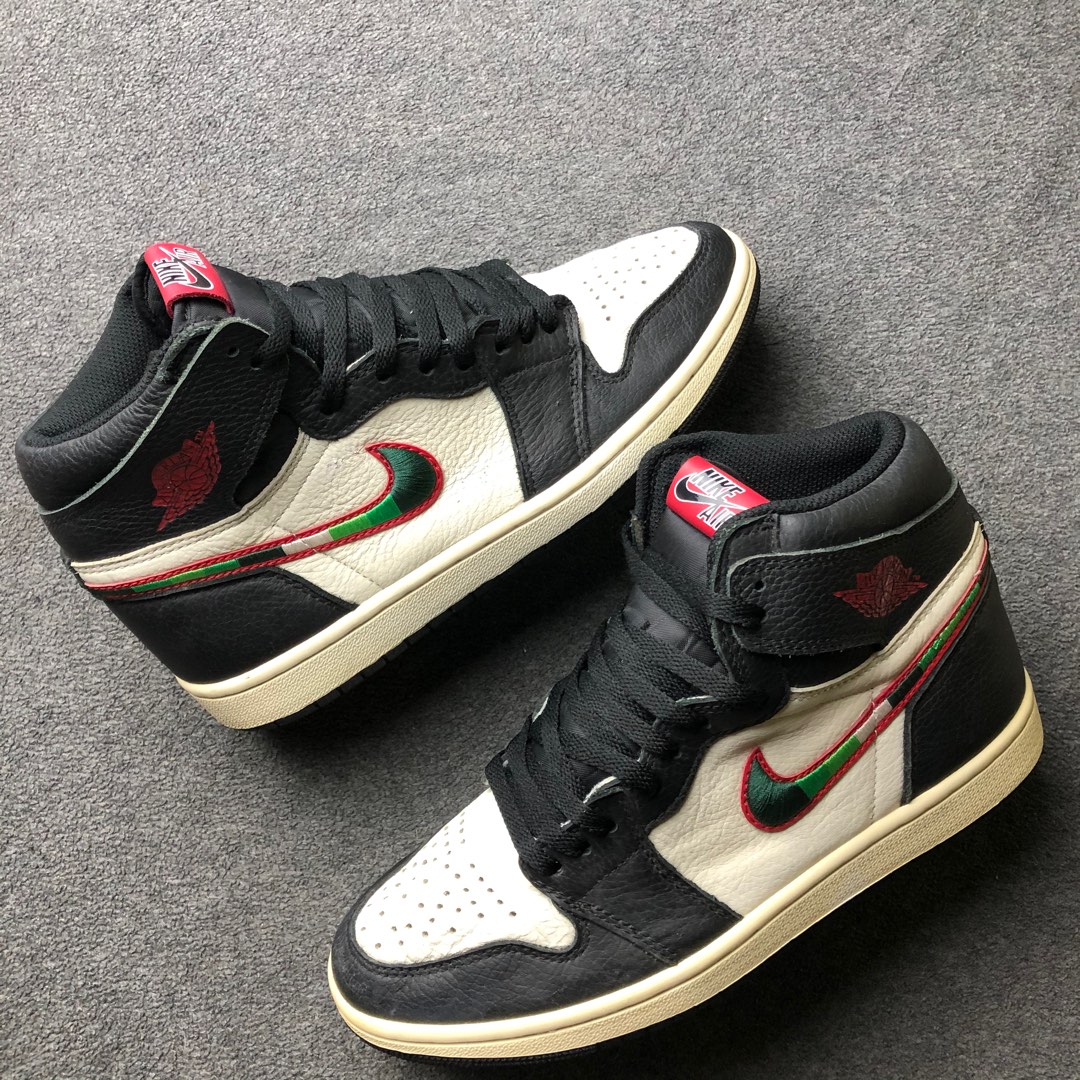 Jordan 1 high sports illustrated, Men's Fashion, Footwear, Sneakers on ...