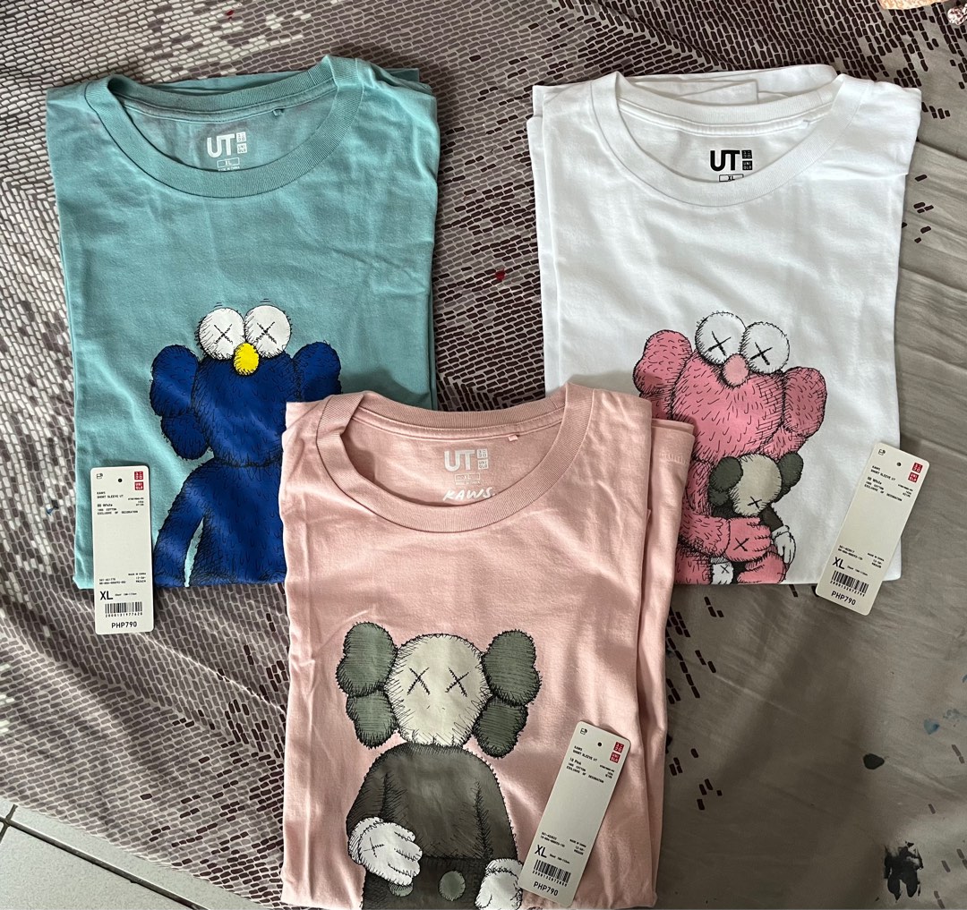 Kaws X Uniqlo shirts, Men's Fashion, Tops & Sets, Tshirts & Polo Shirts ...
