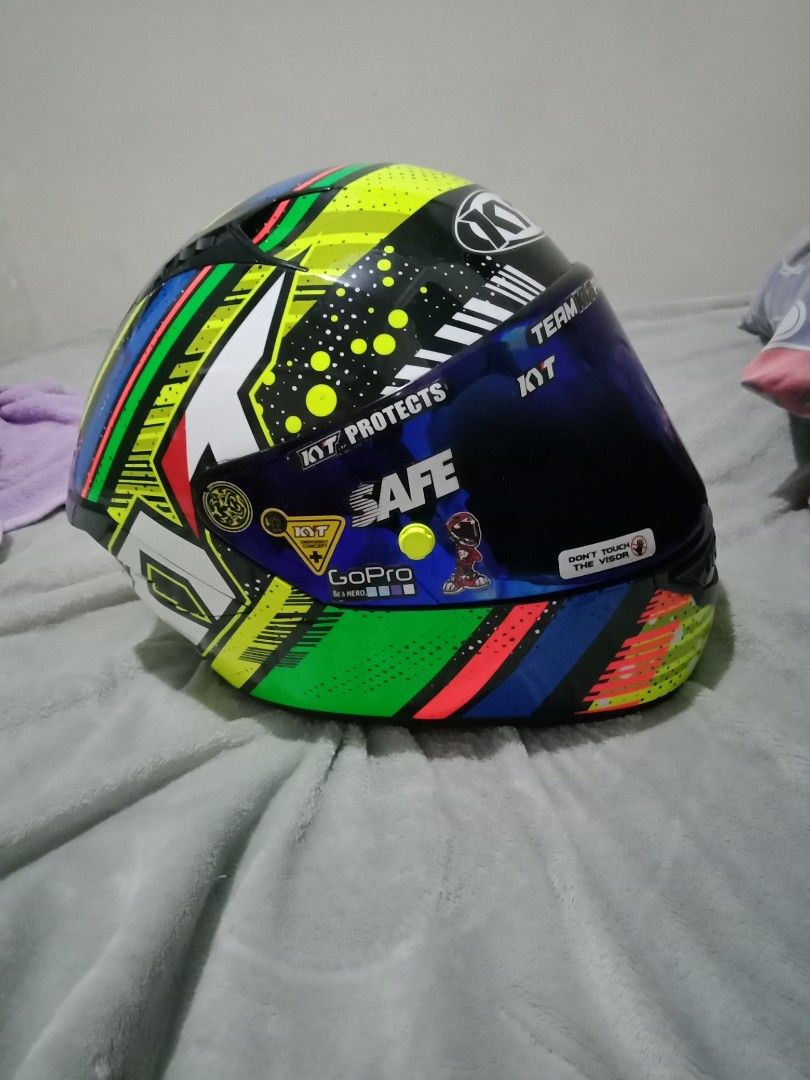 KYT ENERGY GREEN HELMET, Motorbikes, Motorbike Parts & Accessories ...