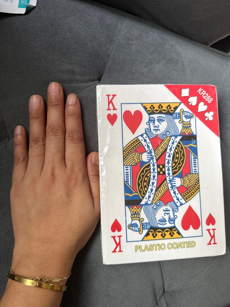 Large Playing Cards, Hobbies & Toys, Toys & Games on Carousell