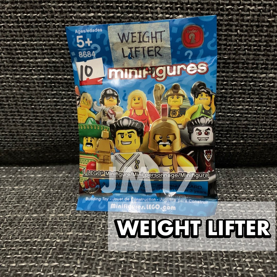 Lego Minifigure Weightlifter, Hobbies & Toys, Toys & Games on Carousell