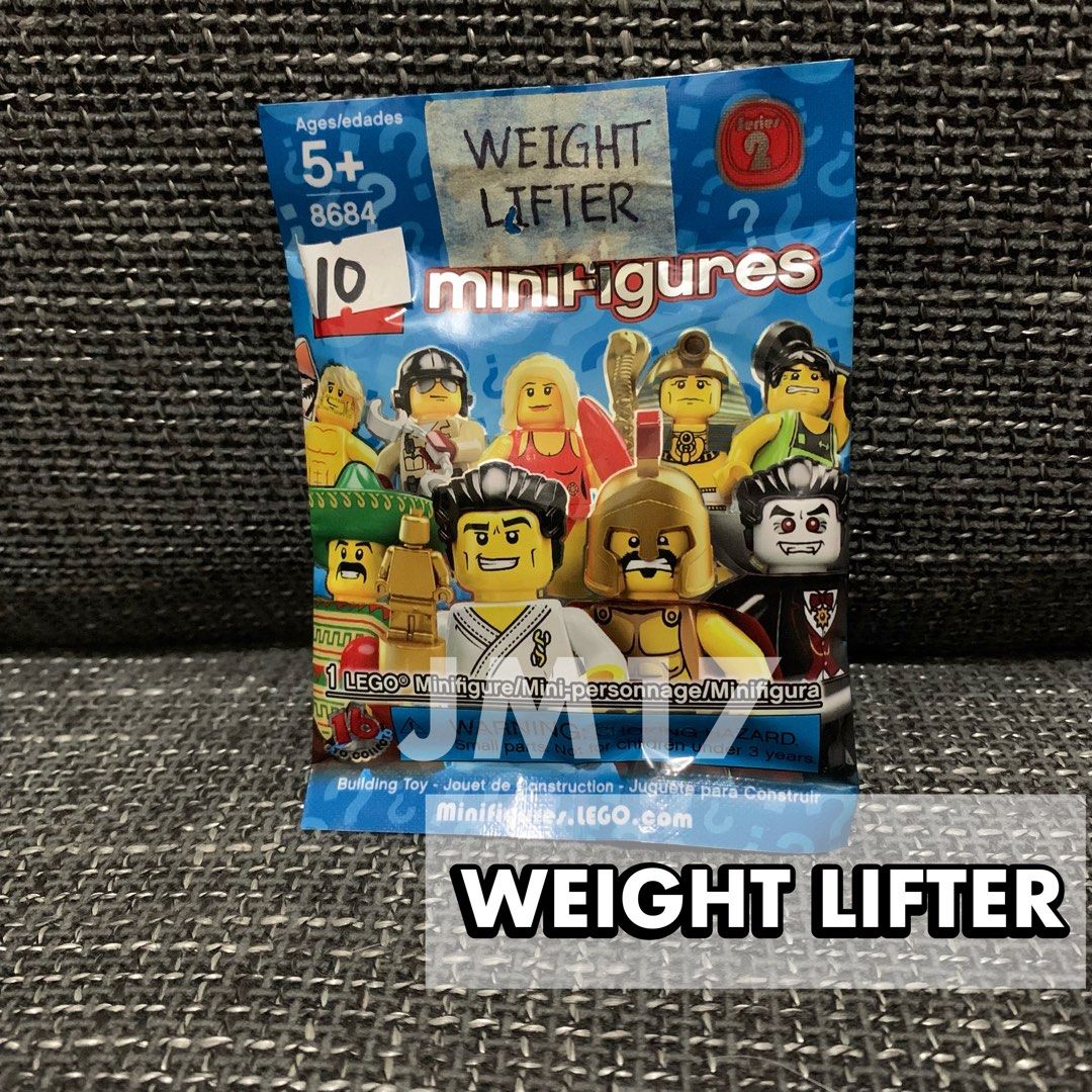 Lego Minifigure Weightlifter, Hobbies & Toys, Toys & Games on Carousell