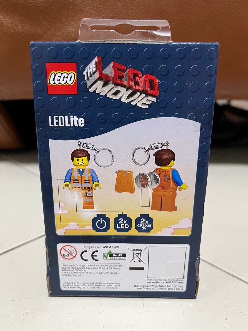 Lego Movie LEDlite Key Light Keychain Emmet Unikitty Good Bad Cop ...