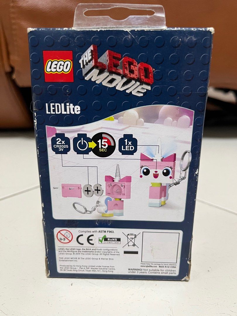 Lego Movie LEDlite Key Light Keychain Emmet Unikitty Good Bad Cop ...