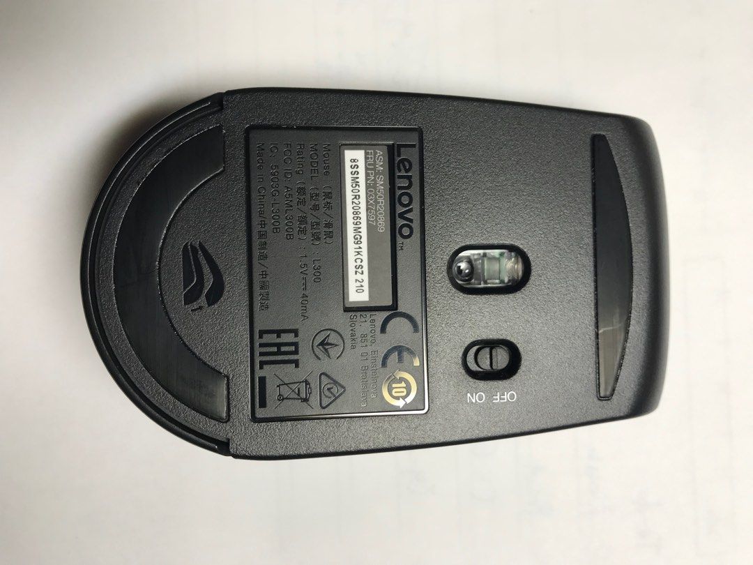 Lenovo wireless mouse L300, Computers & Tech, Parts & Accessories ...