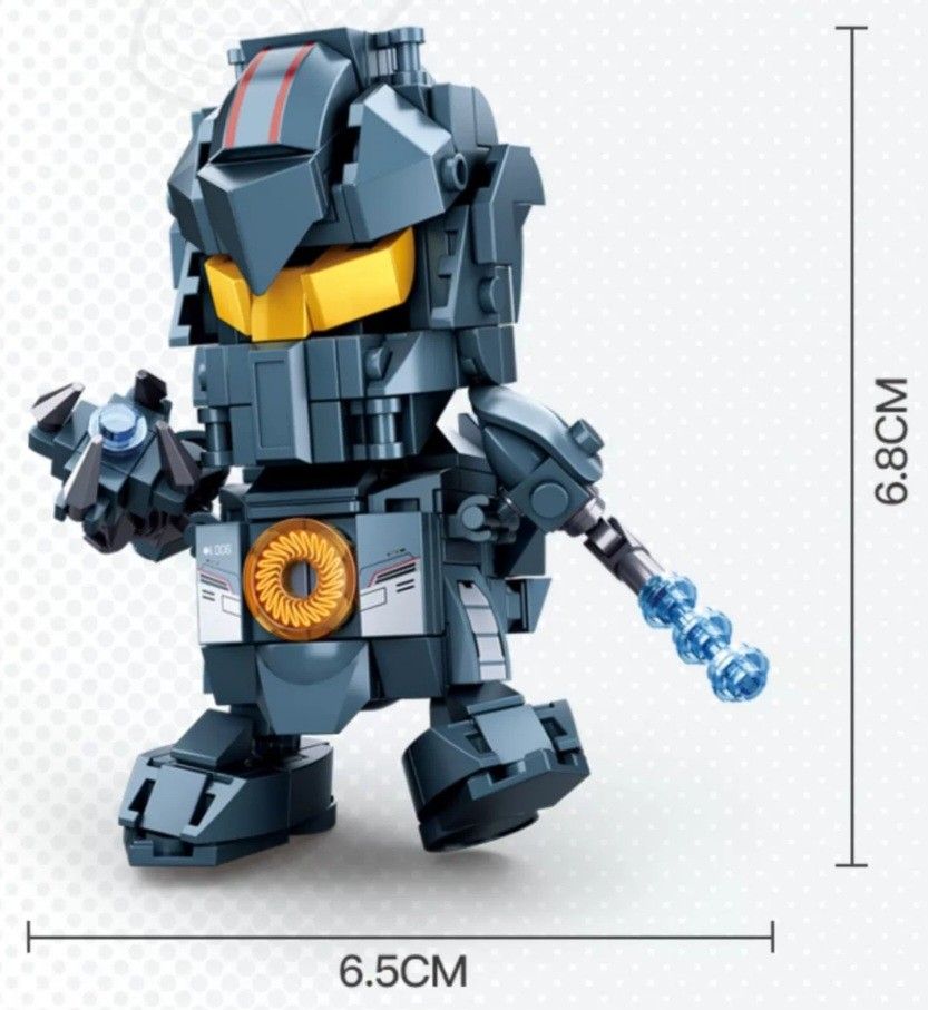 Lepin Sluban Q Bricks Series Predator, Alien, Godzilla, Pacific Rim ...