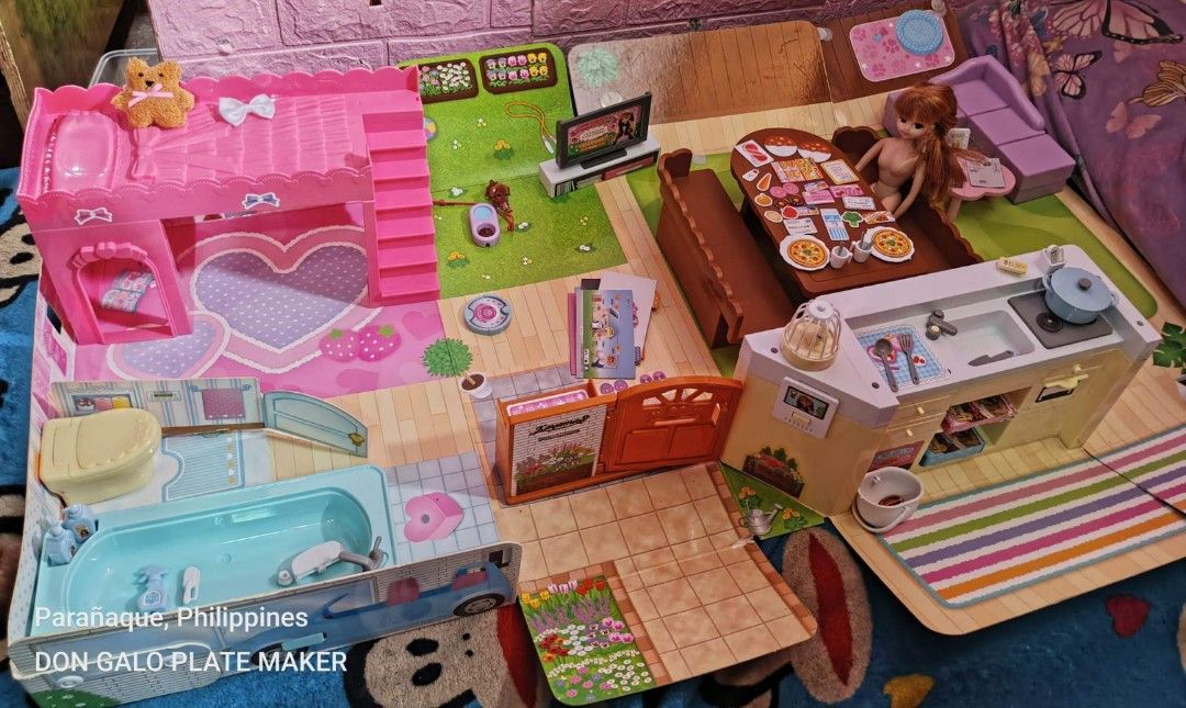 Licca doll house, Hobbies & Toys, Toys & Games on Carousell
