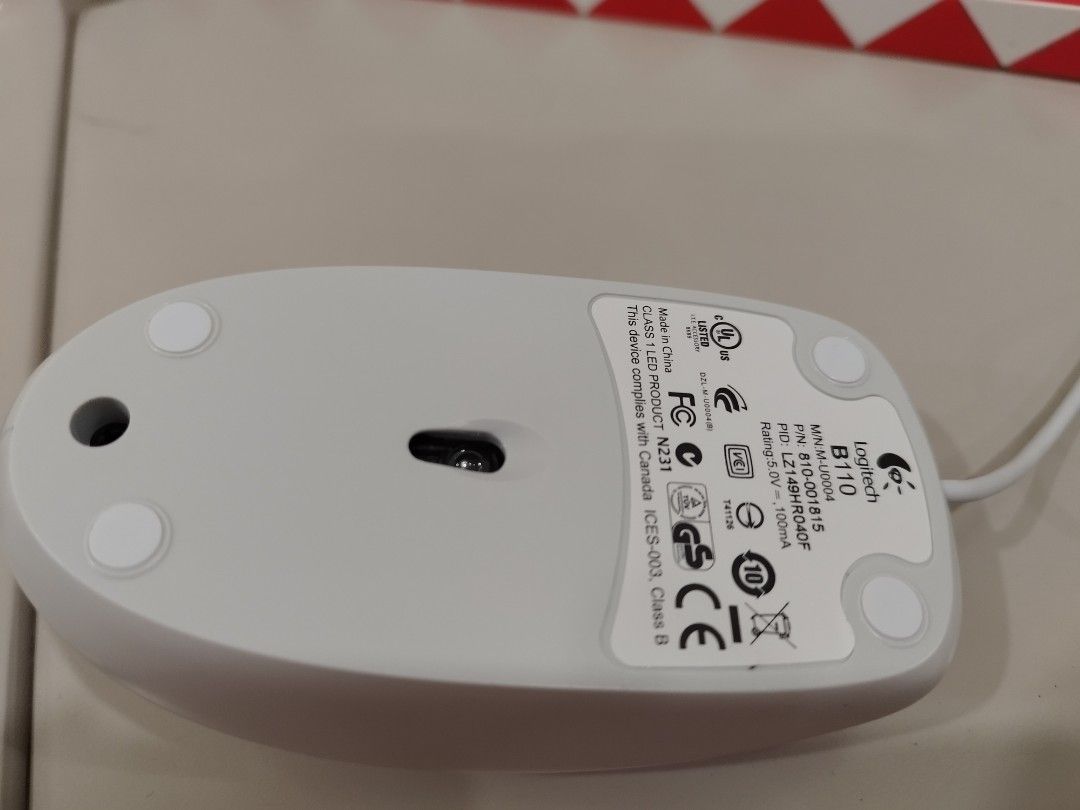 Logitech Optical Mouse, Computers & Tech, Parts & Accessories, Mouse ...