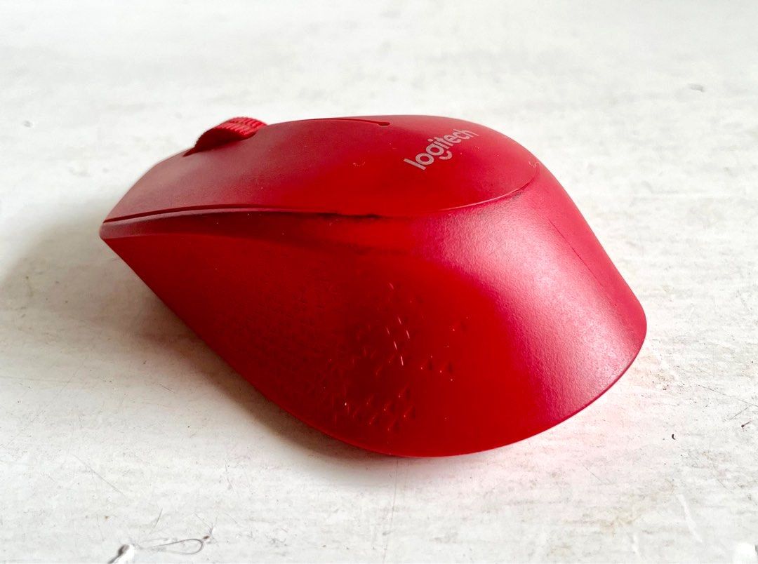 Logitech Wireless Optical Mouse M280 Red color, Computers & Tech, Parts ...