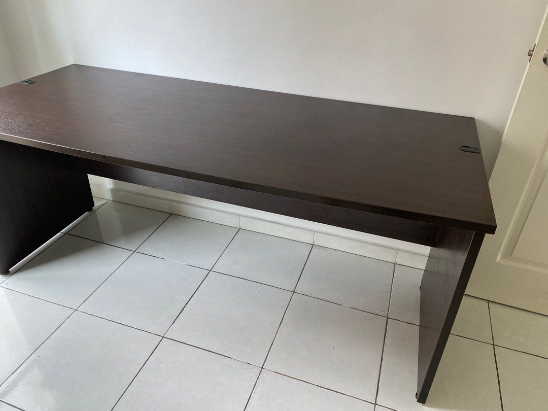 Long study table for two, Furniture & Home Living, Furniture, Tables ...