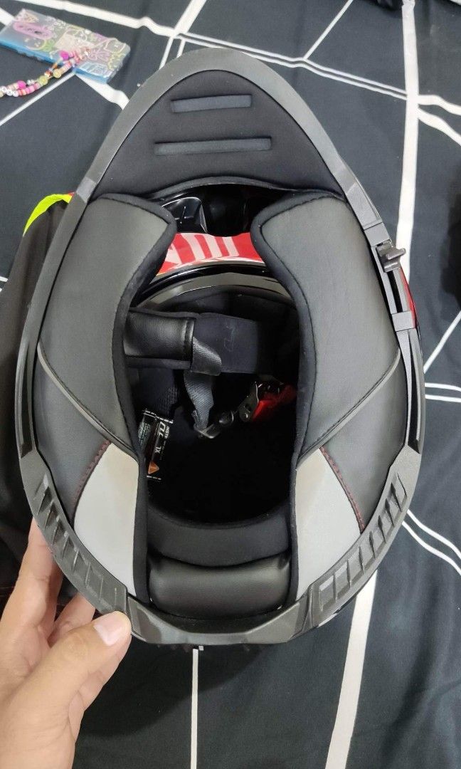 LS2 STORM JEANS DUAL VISOR FULL FACE HELMET, Motorbikes, Motorbike ...
