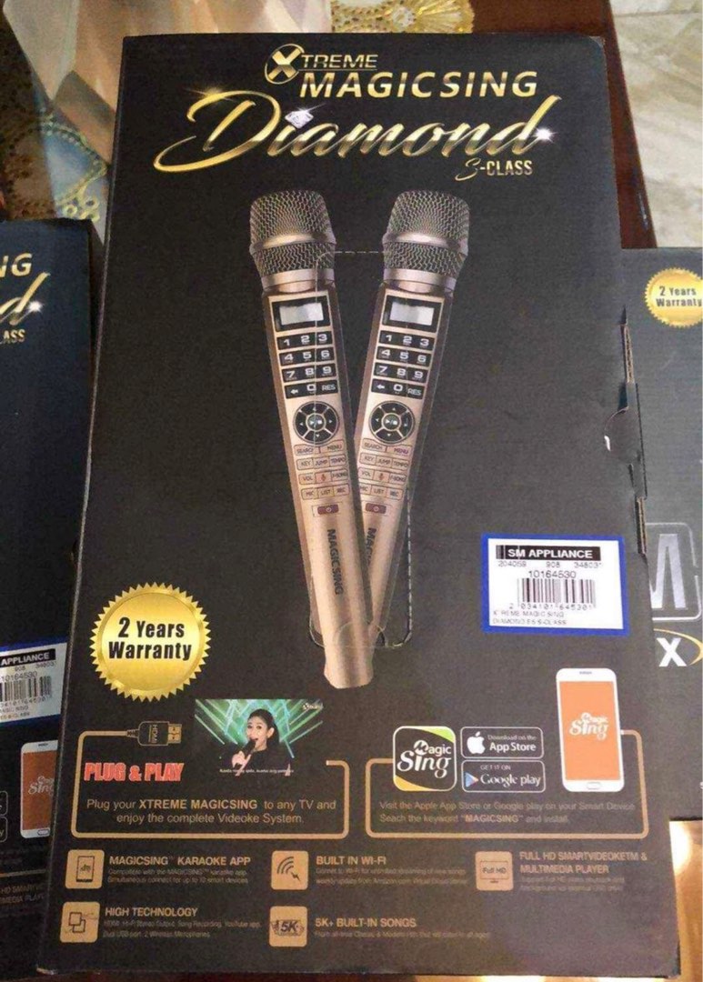 Magic Sing Diamond, TV & Home Appliances, TV & Entertainment ...