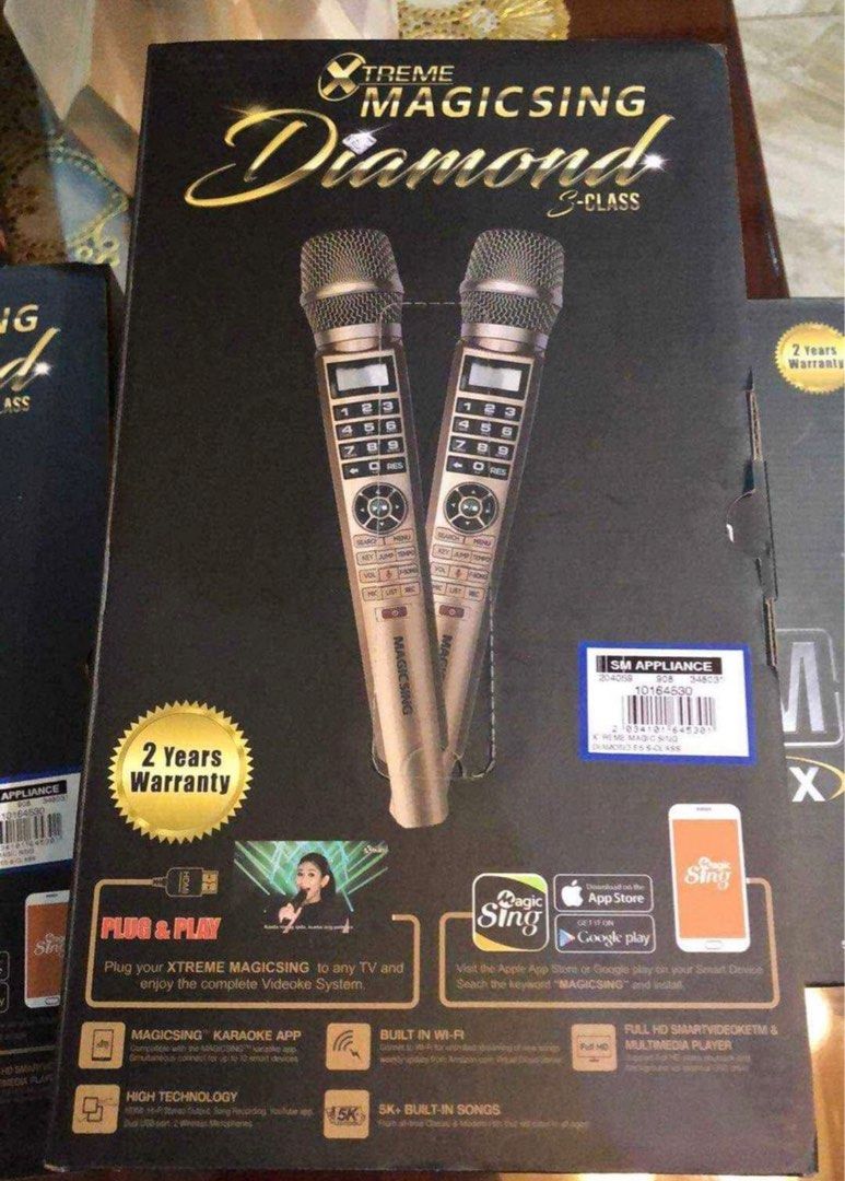 Magic Sing Diamond, TV & Home Appliances, TV & Entertainment ...