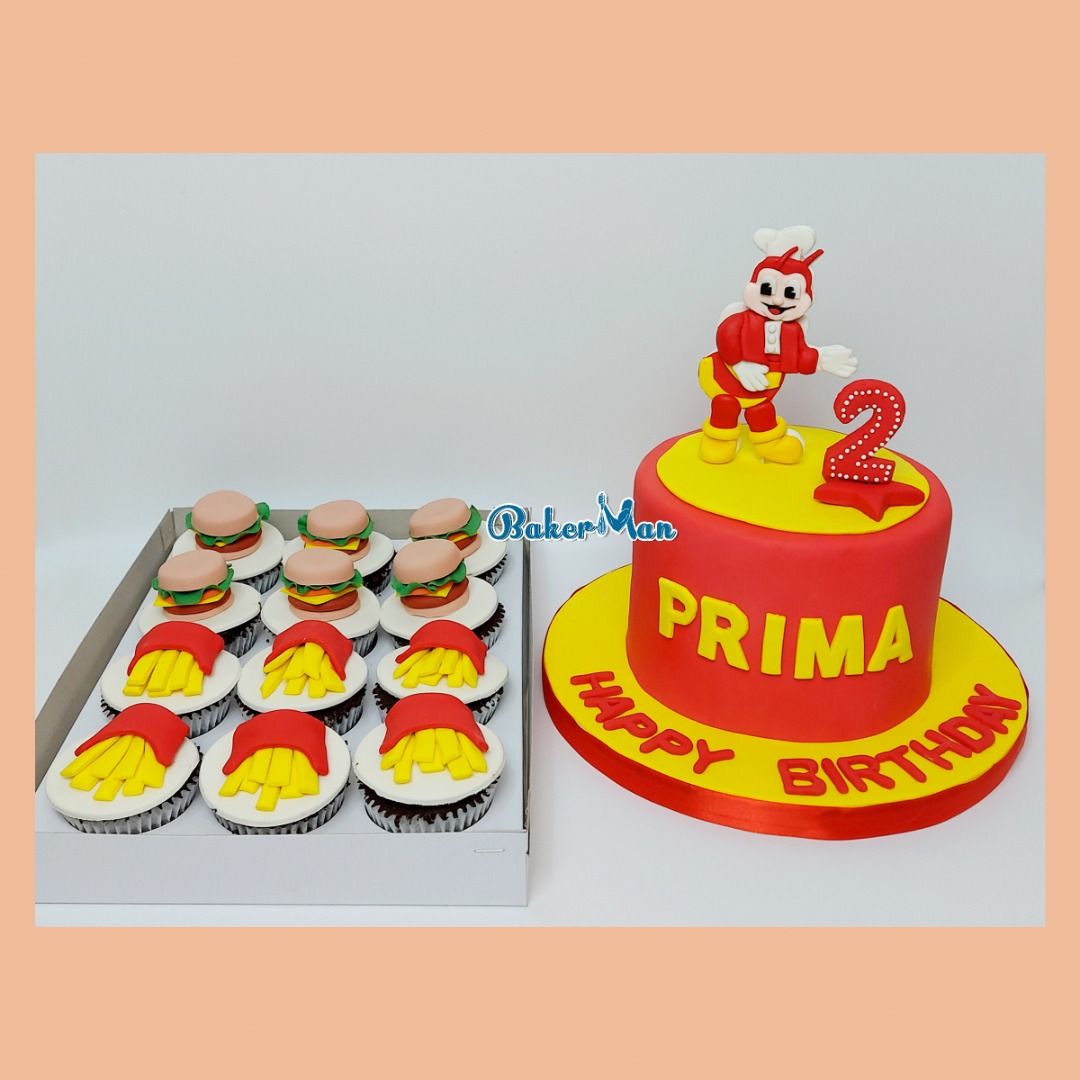 Mcdonalds Cake | Jollibee Cake | Mcdo Theme Cake | Fastfood Theme Cake ...