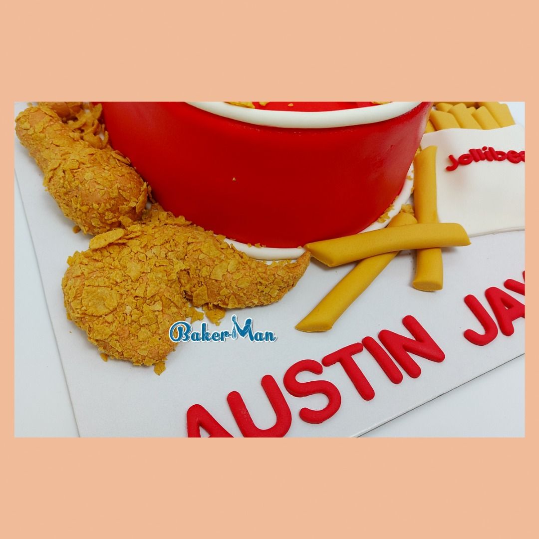 Mcdonalds Cake | Jollibee Cake | Mcdo Theme Cake | Fastfood Theme Cake ...