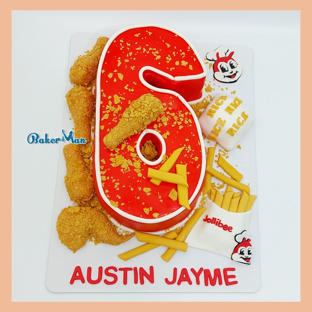 Mcdonalds Cake | Jollibee Cake | Mcdo Theme Cake | Fastfood Theme Cake ...