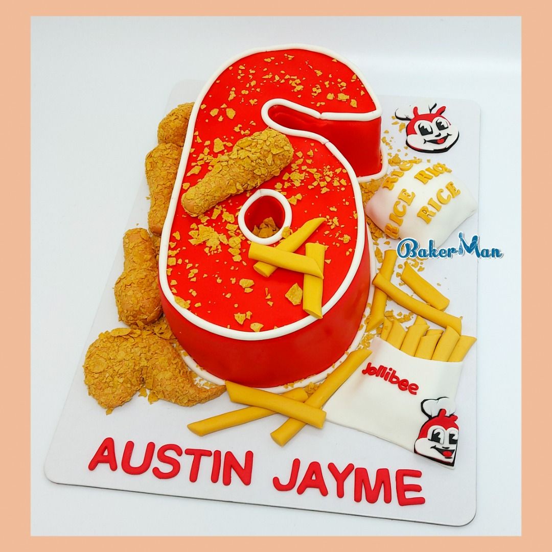 Mcdonalds Cake | Jollibee Cake | Mcdo Theme Cake | Fastfood Theme Cake ...