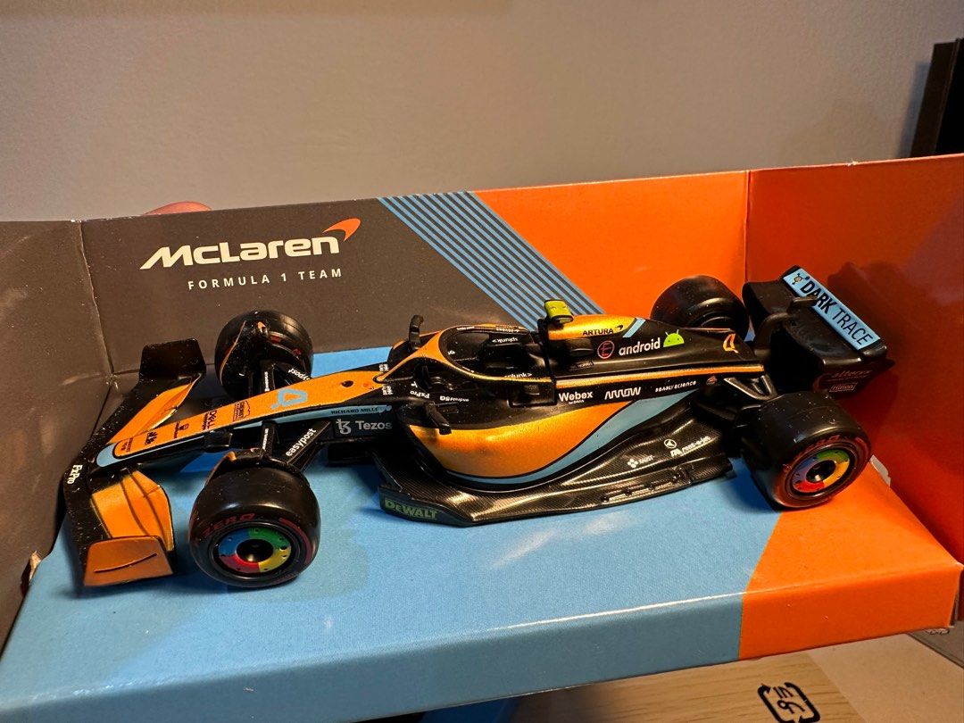 McLaren F1 2022 MCL36 Bburago 1:43 Model Diecast Scale Brand New ...