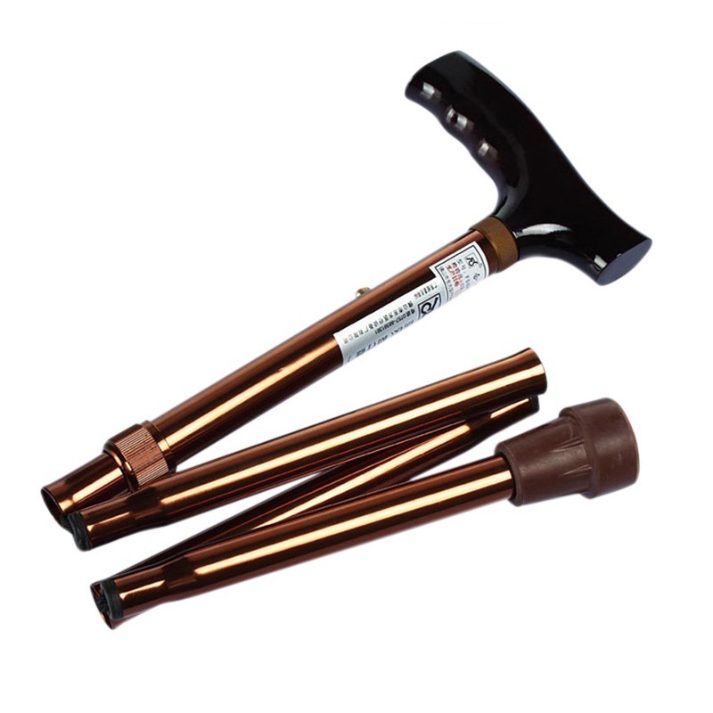 Medical grade foldable walking stick Height adjustable Elderly Safety ...