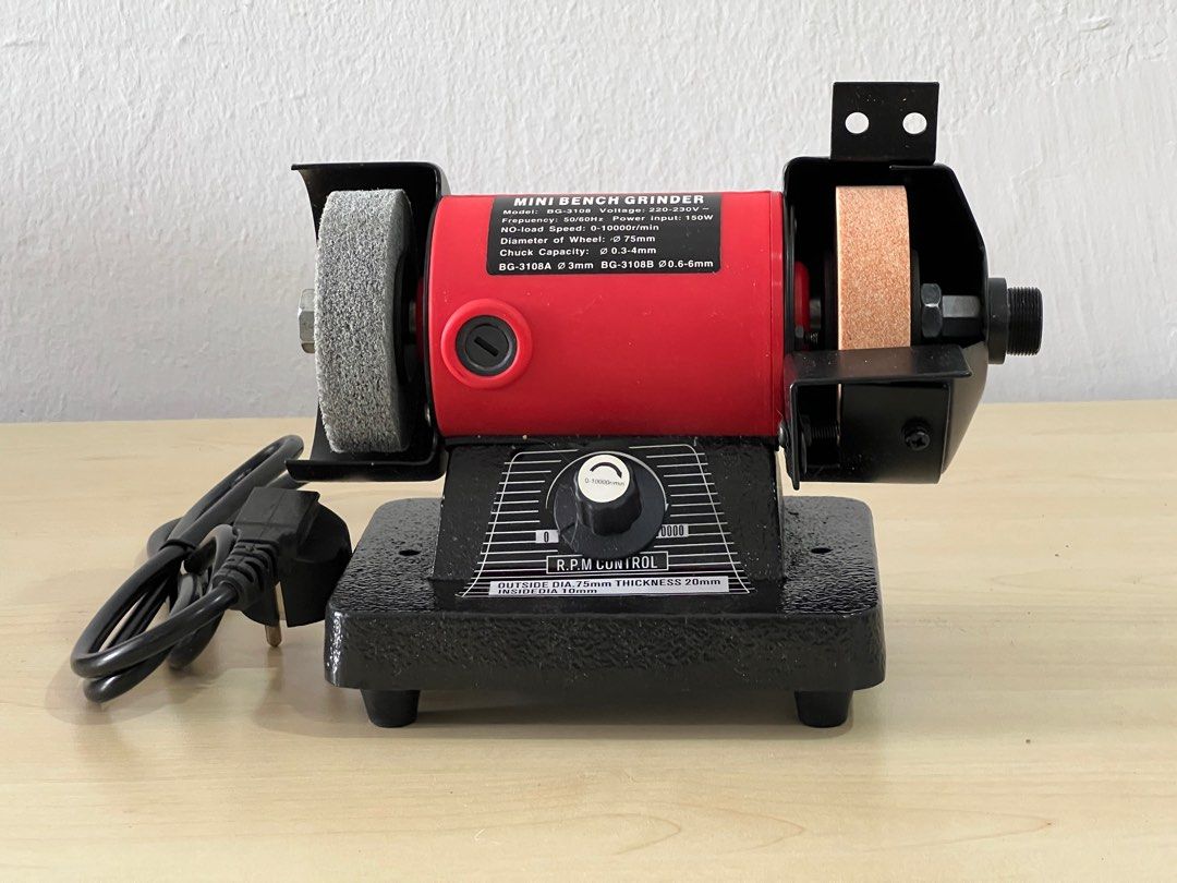 Mini bench grinder., Everything Else on Carousell