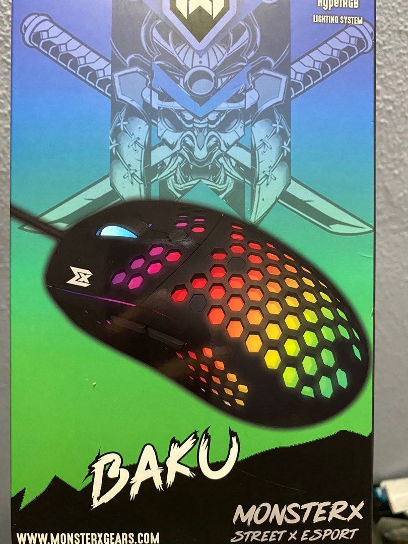 MonsterX BAKU Gaming Mouse, Computers & Tech, Parts & Accessories ...