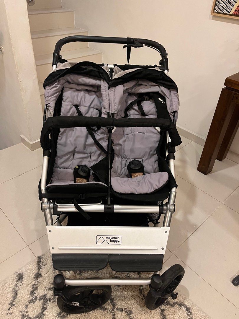 Mountain double buggy, Babies & Kids, Going Out, Strollers on Carousell