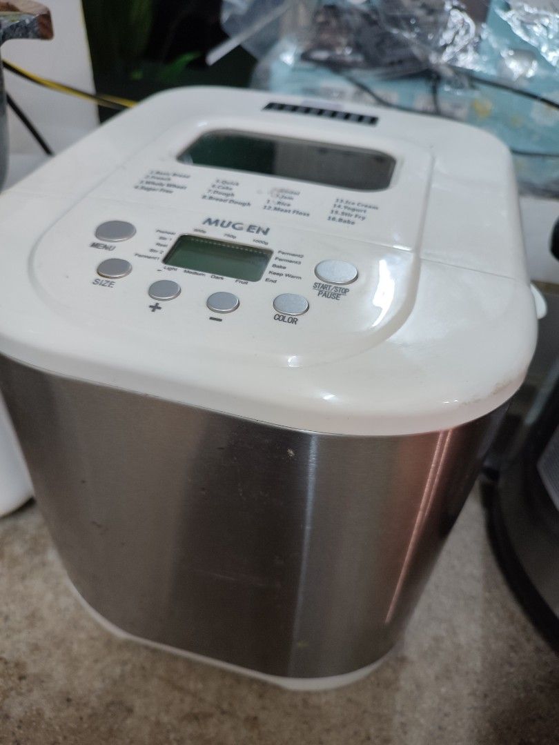 MUGEN BREAD MAKER, TV & Home Appliances, Kitchen Appliances ...