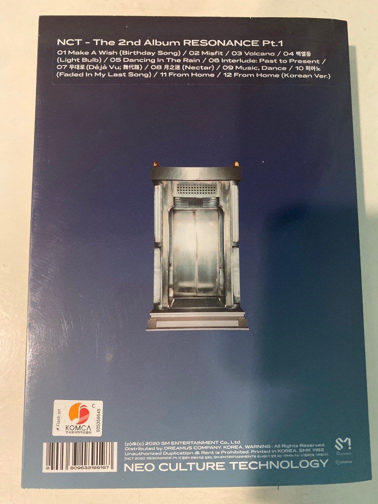 nct 2020 resonance pt.1 past ver album, Hobbies & Toys, Music & Media ...