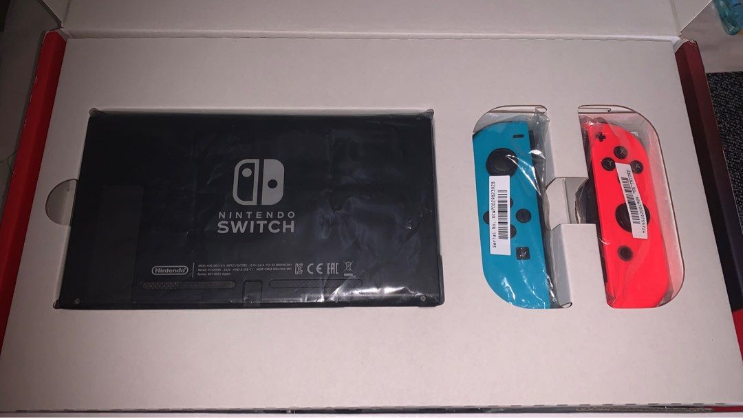 Nintendo Switch v2 FULL SET, Video Gaming, Video Game Consoles ...