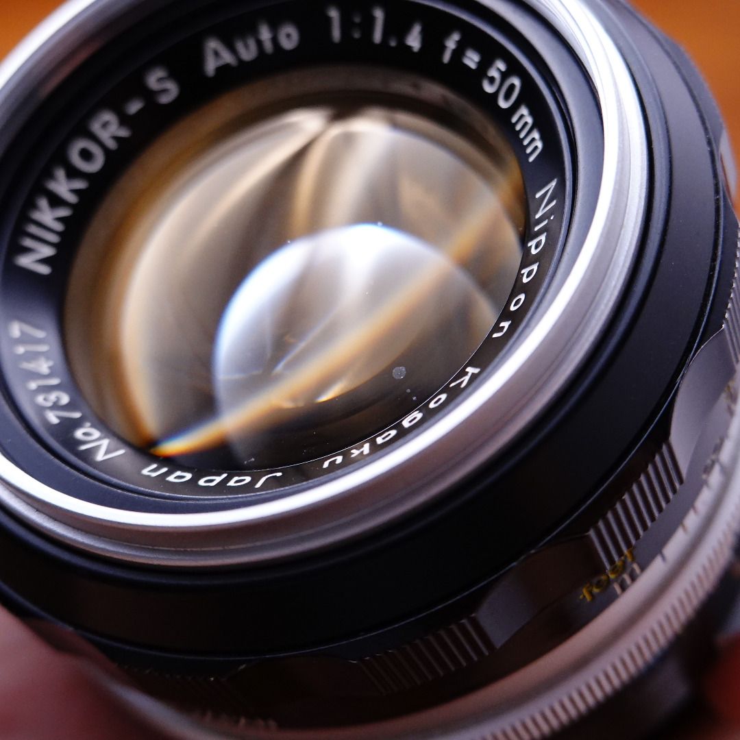Nippon Kogaku (Nikon) Nikkor-S Auto 50mm f1.4 lens, Photography, Lens ...