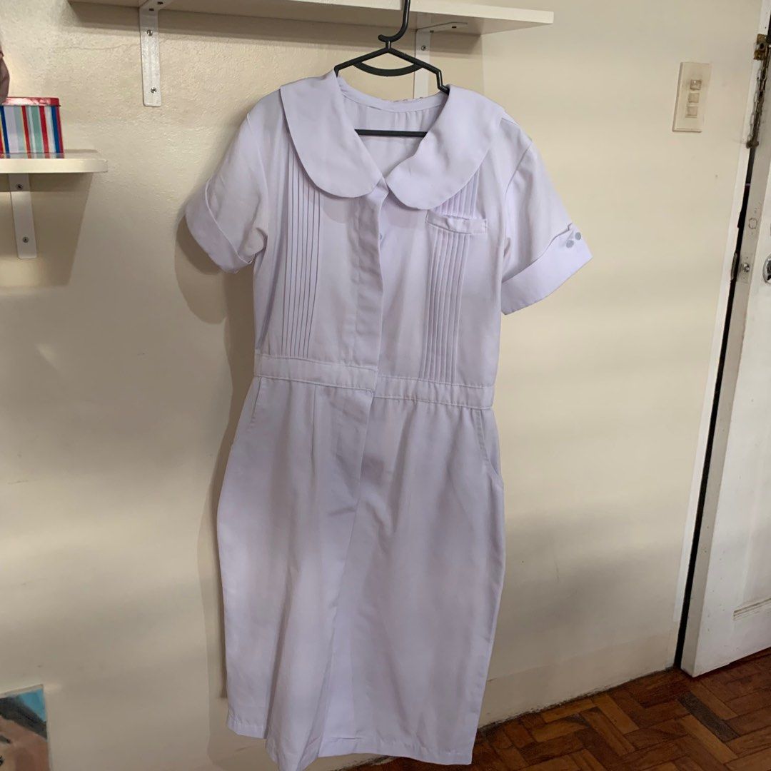 Nursing Uniform - Medium (OLFU), Women's Fashion, Dresses & Sets ...