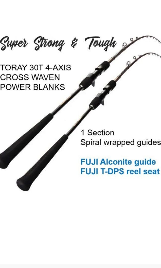 Obsession Oceanus Jigging Rod, Sports Equipment, Fishing on Carousell