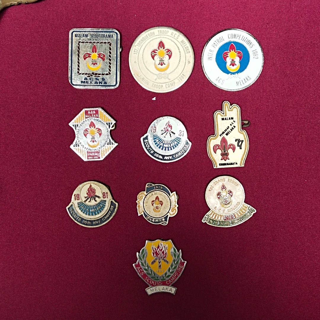 Old Scouts badges rm7 one piece #BJ, Hobbies & Toys, Collectibles ...