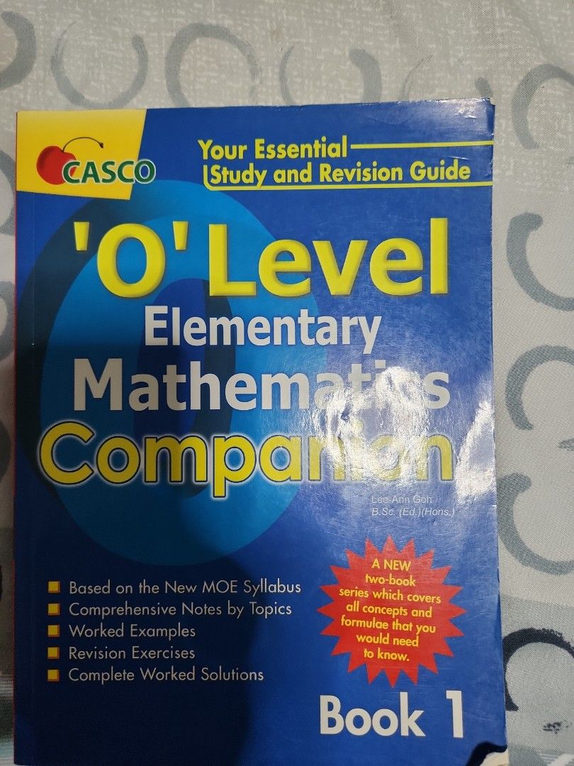 O-LEVEL MATHEMATICS BOOK 1, Hobbies & Toys, Books & Magazines ...