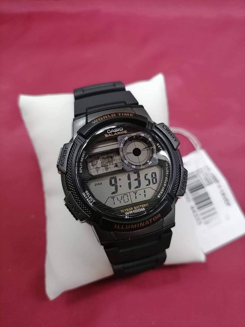 ORIG CASIO WATCH AE-1000W-1AV, Men's Fashion, Watches & Accessories ...