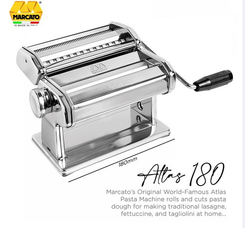 Original Marcato Atlas 180 Pasta Noodle Machine, TV & Home Appliances ...