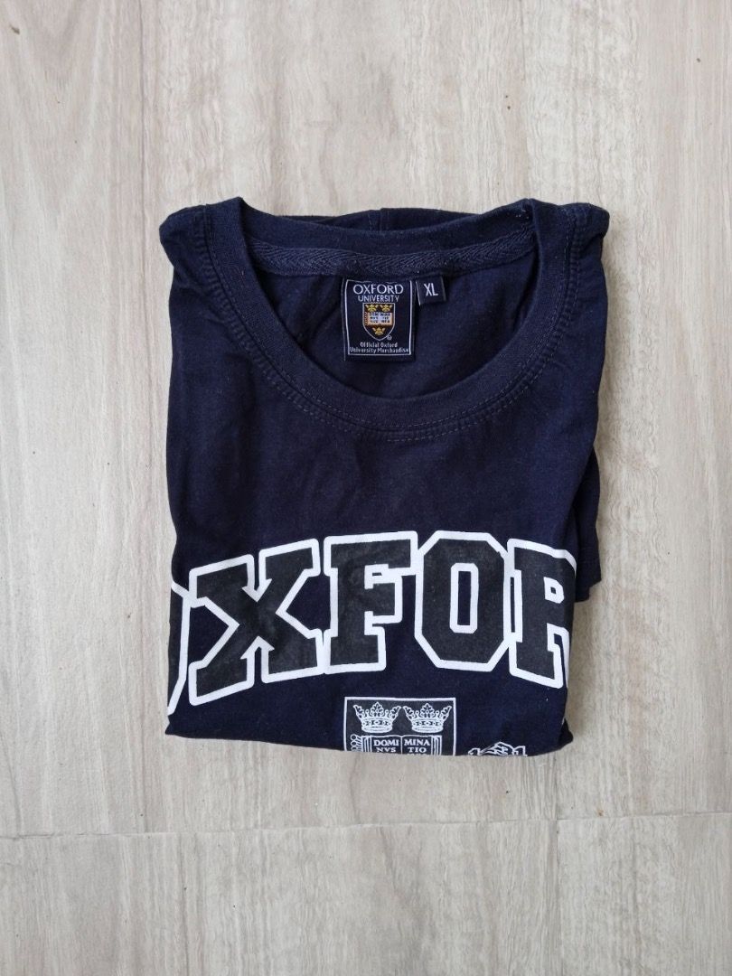 Oxford University Original Merch T-Shirt, Men's Fashion, Tops & Sets ...