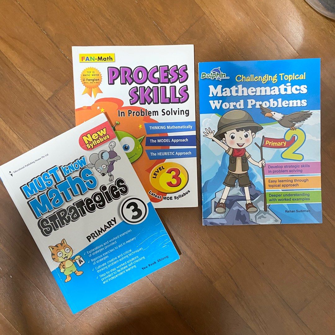 p2 and p3 math assessment books, Hobbies & Toys, Books & Magazines ...