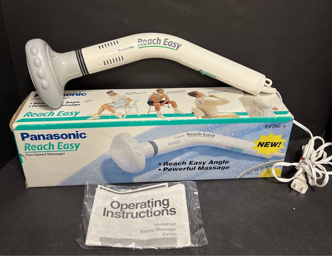 Panasonic reach easy two speed massager, Health & Nutrition, Massage ...