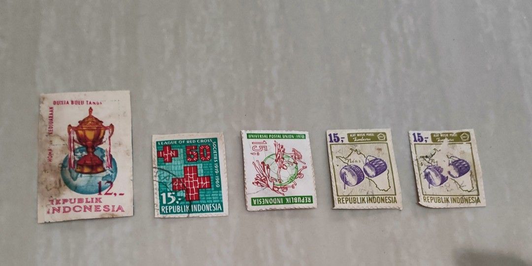 Perangko Indonesia 1919, 1967, 1970, Antik, Filateli di Carousell