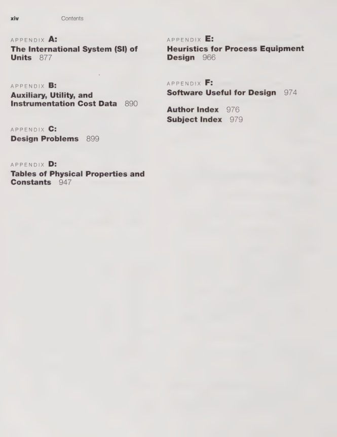 Plant Design and Economics for Chemical Engineers, International Edition, 5th Edition - Peters ...